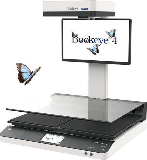 Mit dem Bookeye 5 Buchscanner professionell und schonend Bücher ...